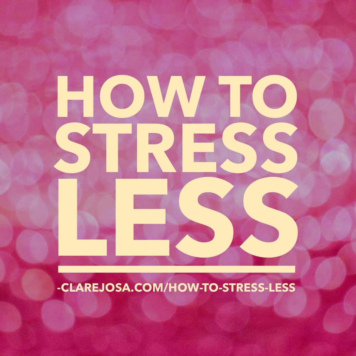 How To Stress Less - Part One: 3 Mindful Breaths ~ Clare Josa | Author ...